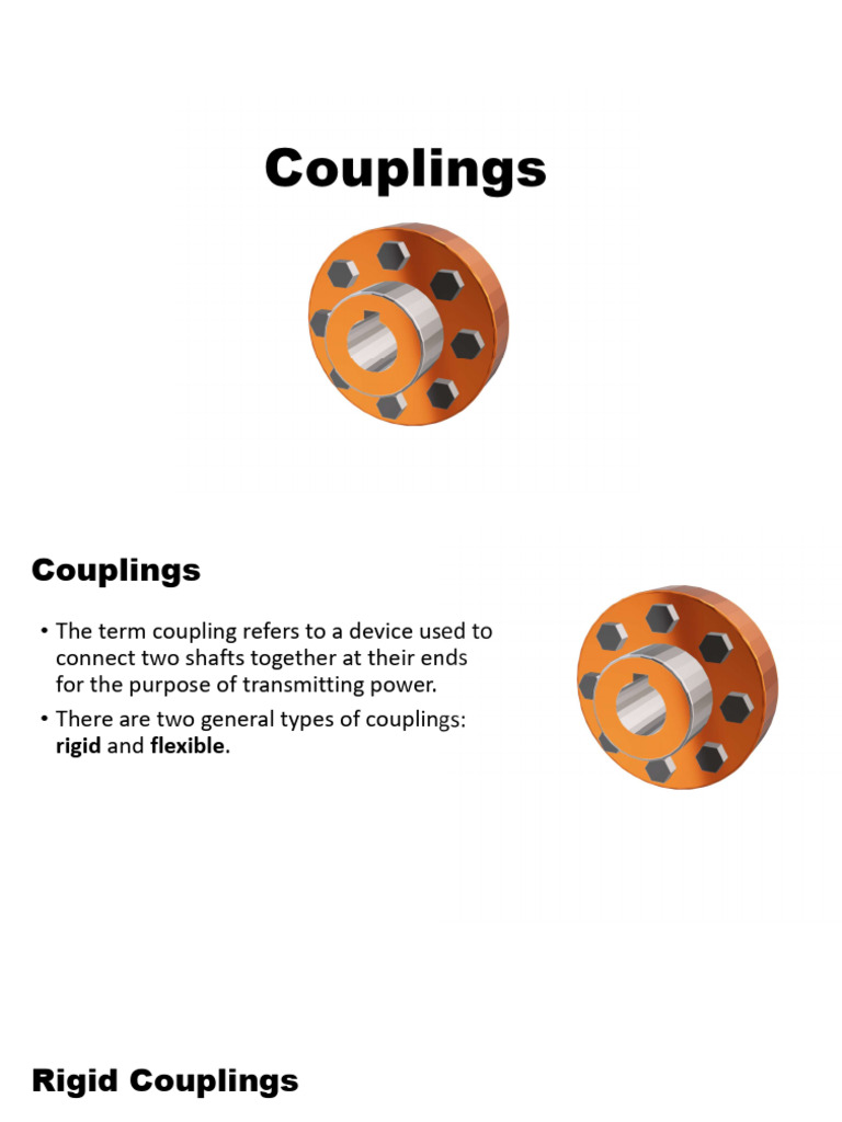 4. Couplings | PDF | Mechanical Engineering | Mechanics