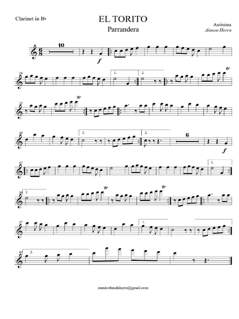 clarinete el torito | PDF