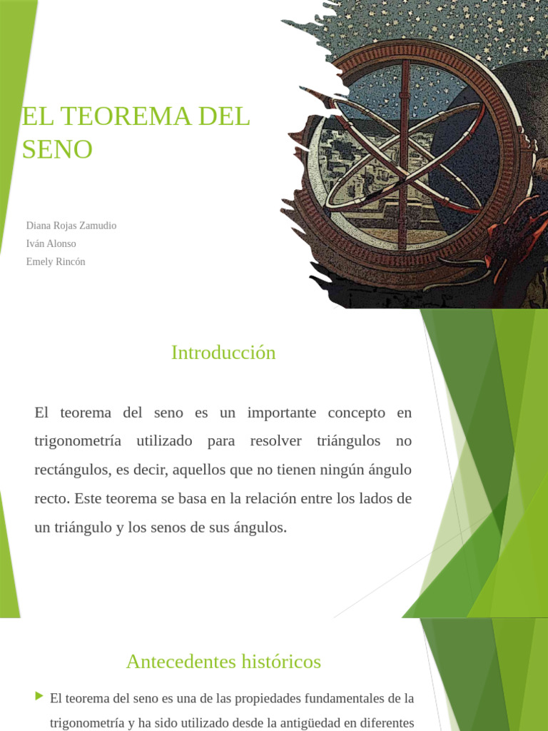 Teorema del Seno en Trigonometría | PDF | Triángulo | Geometría Elemental