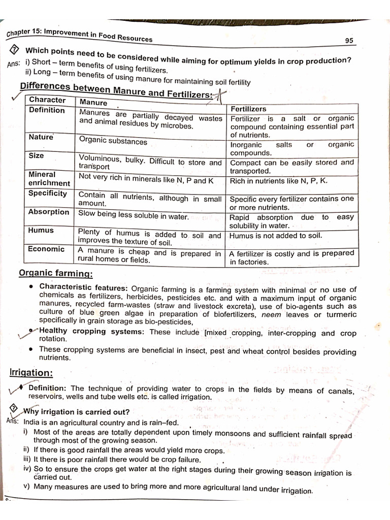 IX B Bio Notes | PDF