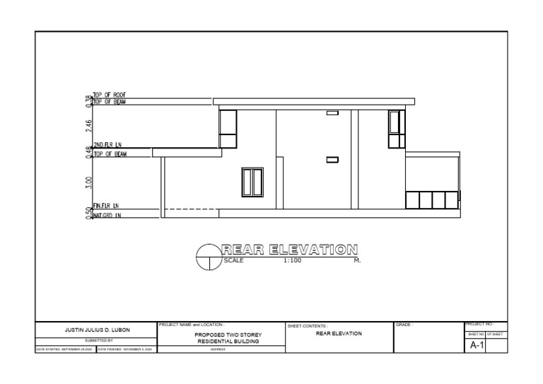 Rear Elevation | PDF