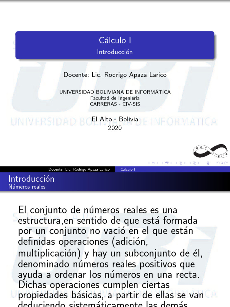 Introducción al Cálculo I | PDF | Desigualdad (Matemáticas) | Lógica ...