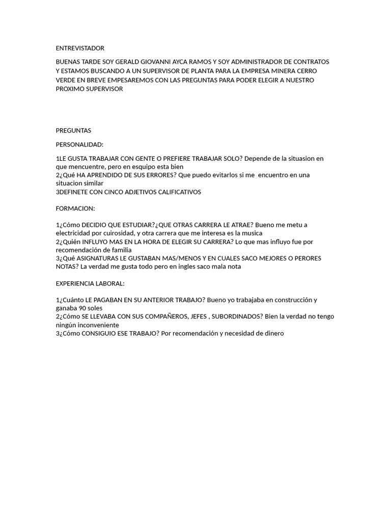 Entrevista Tecnicas de La Comunicacion | PDF