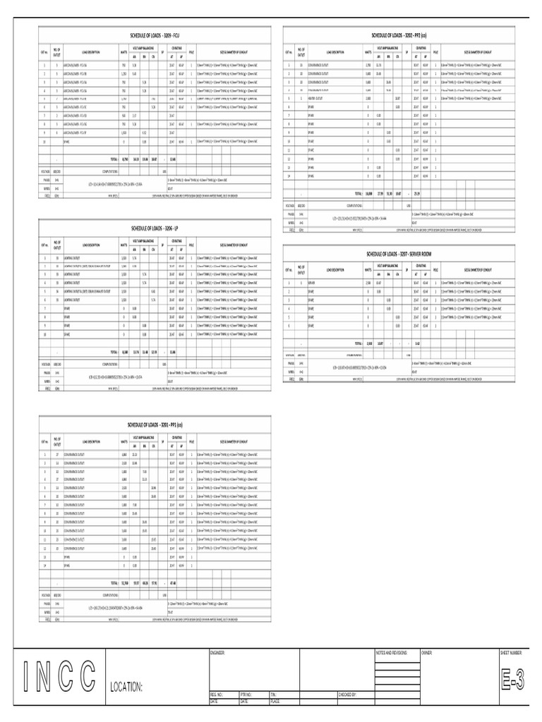 MARINA SCHEDULE OF LOADS | PDF