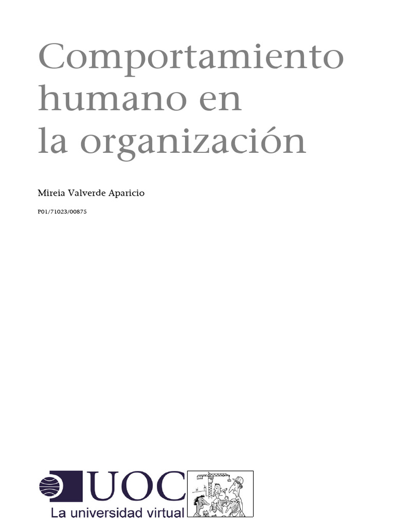 Comportamiento humano en la organización | PDF | Motivacional | Motivación