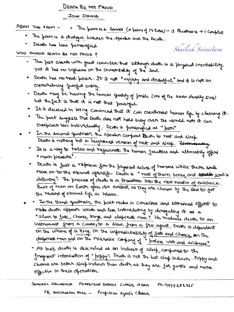 Death Be Not Proud | PDF