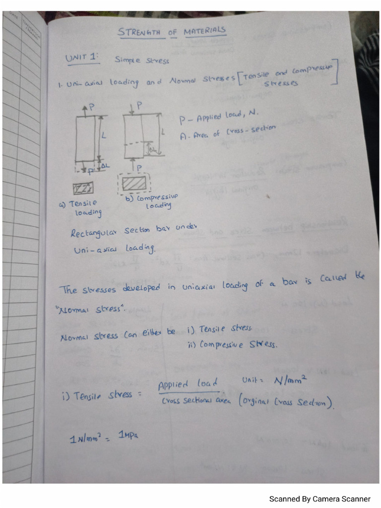 Strength of Materials Mech | PDF