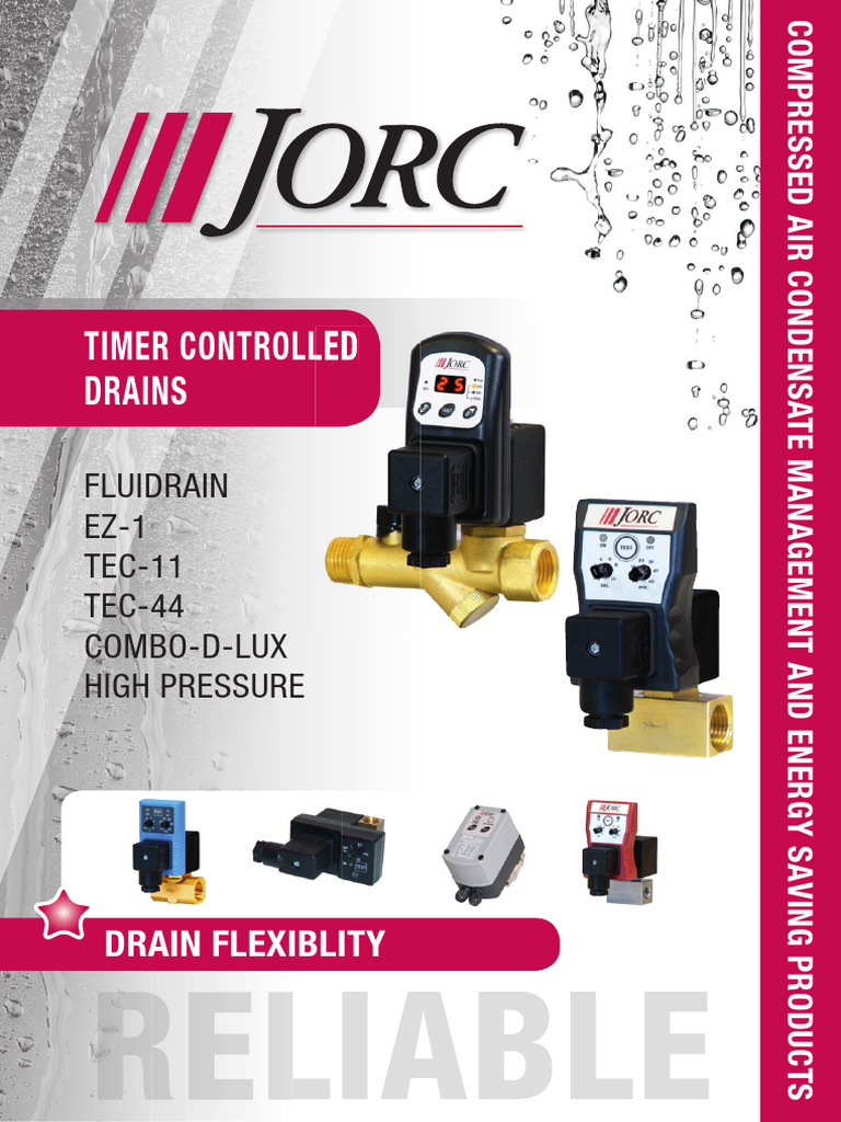 JORC Timer Controlled Drains | PDF | Valve | Alternating Current