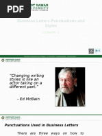 Business Letter Punctuation Styles | PDF | Résumé | Punctuation