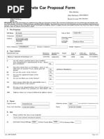 Motor Proposal Form EDITABLE V2 | PDF | Vehicle Insurance | Insurance