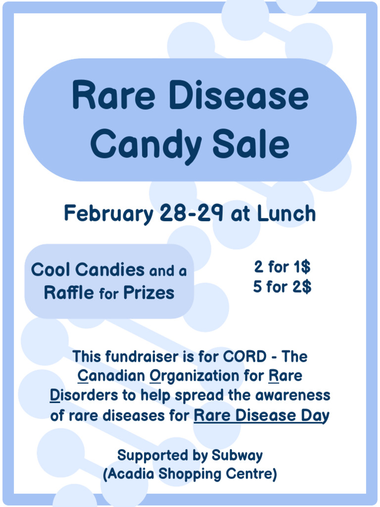 Rare Disease Candy Sale Fundraiser | PDF