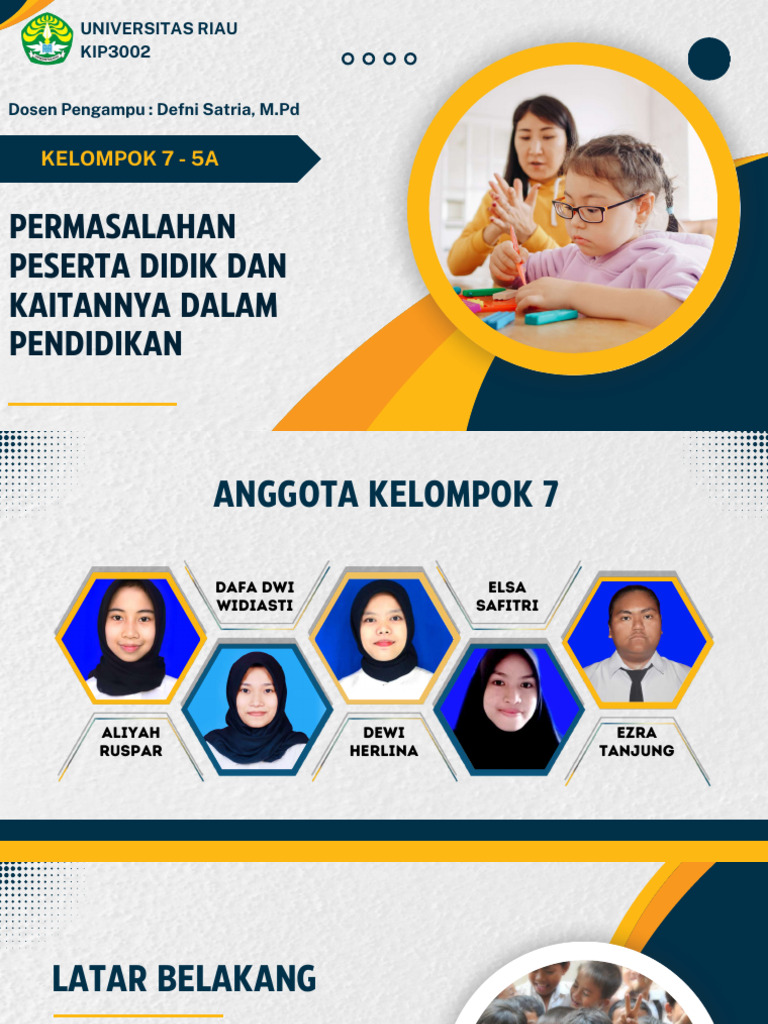 KEL 7 PPD - Permasalahan Peserta Didik Dan Kaitannya Dalam Pendidikan | PDF