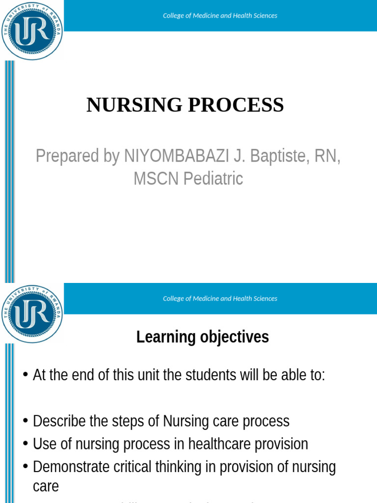 Nursing Process 1 | PDF | Medical Diagnosis | Critical Thinking