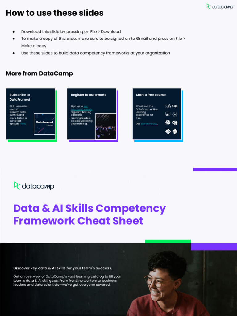 The 2024 Data & AI Competency Framework - Shareable | PDF | Data ...