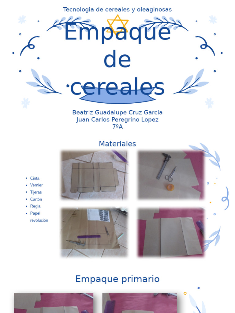 Diseño de empaques para cereales | PDF