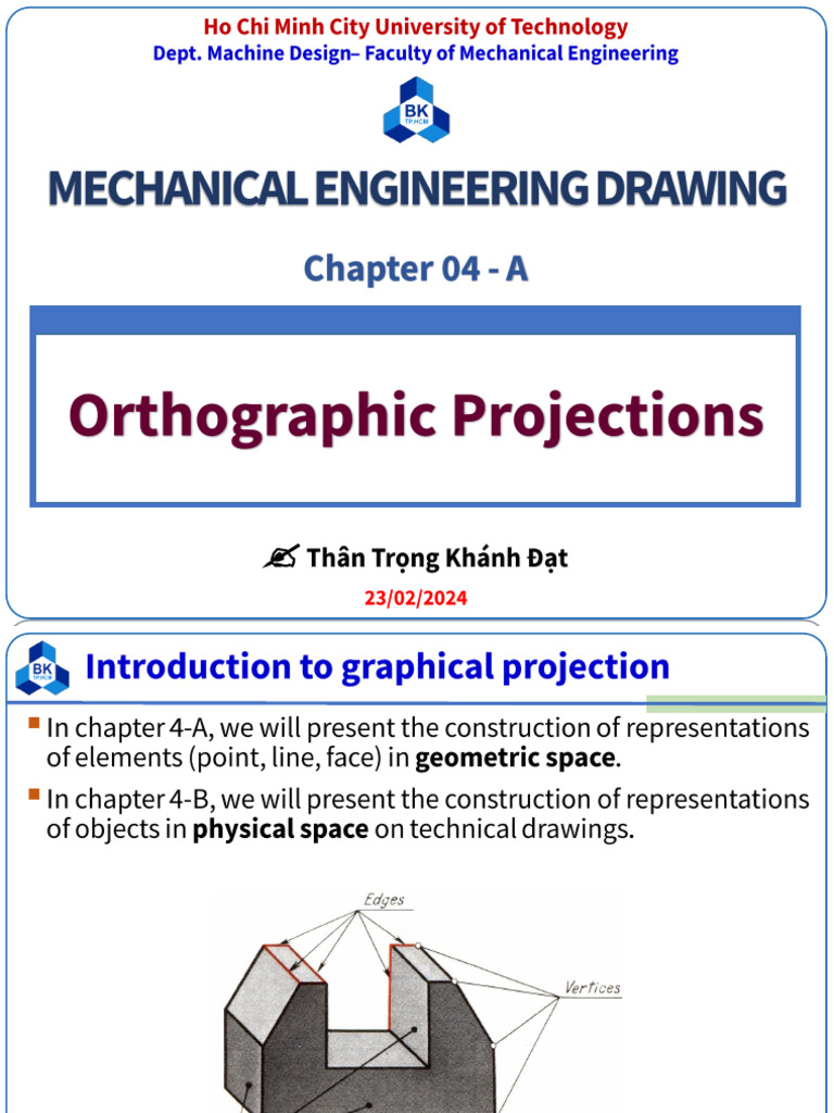 Chapter04 - Orthopgraphic Projection - Final | PDF
