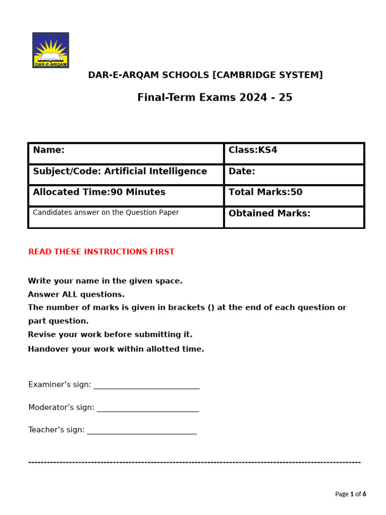 KS4-AI-V1 | PDF | Artificial Intelligence | Intelligence (AI) & Semantics