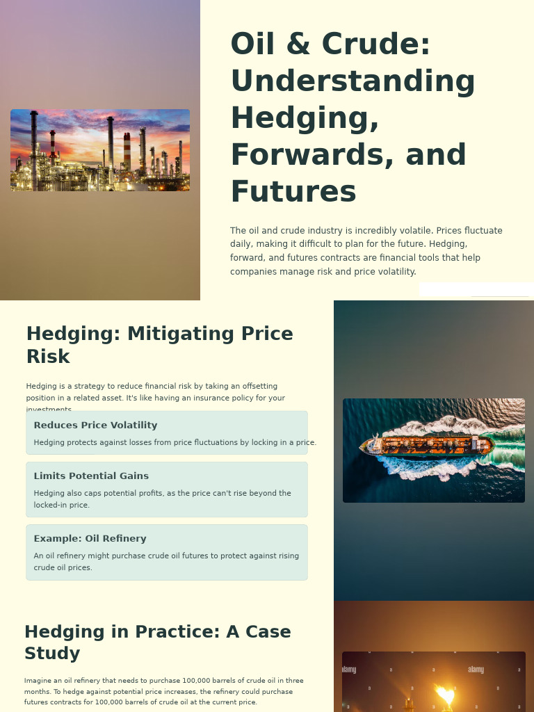 23MS1013 Oil and Crude Understanding Hedging Forwards and Futures (1) | PDF | Hedge (Finance ...
