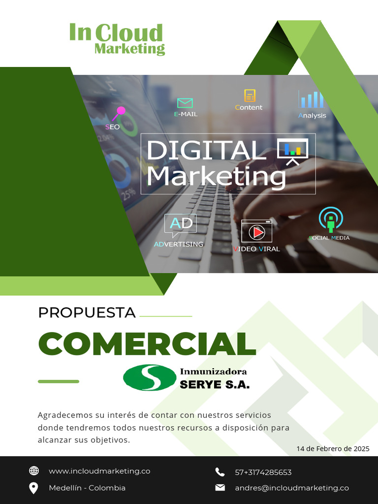Propuesta Web Master | PDF | Computación en la nube | Marketing