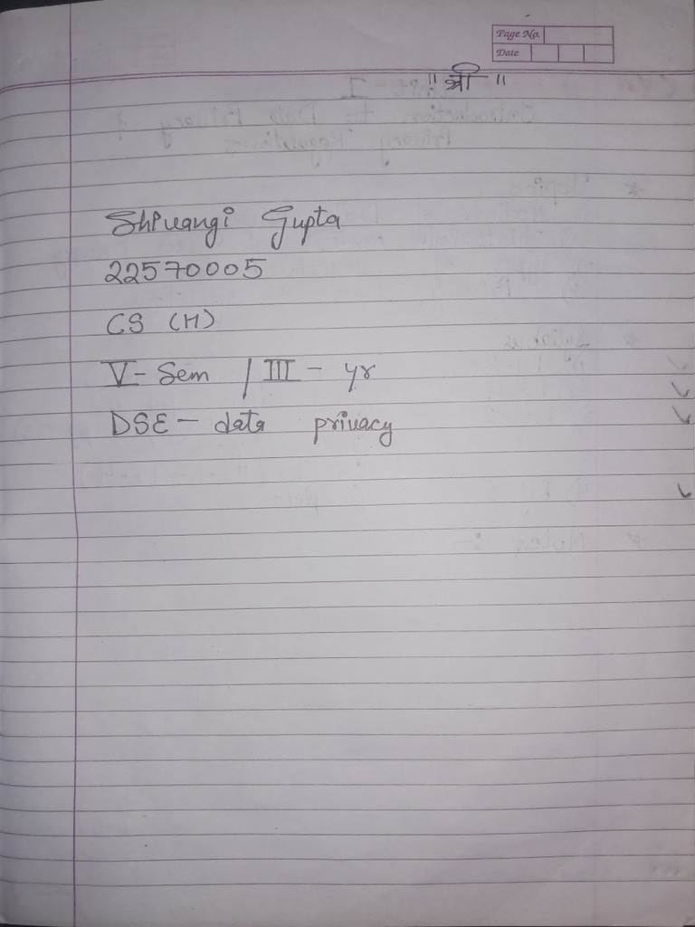 Shivangi 05 DataPrivacyAssignment | PDF