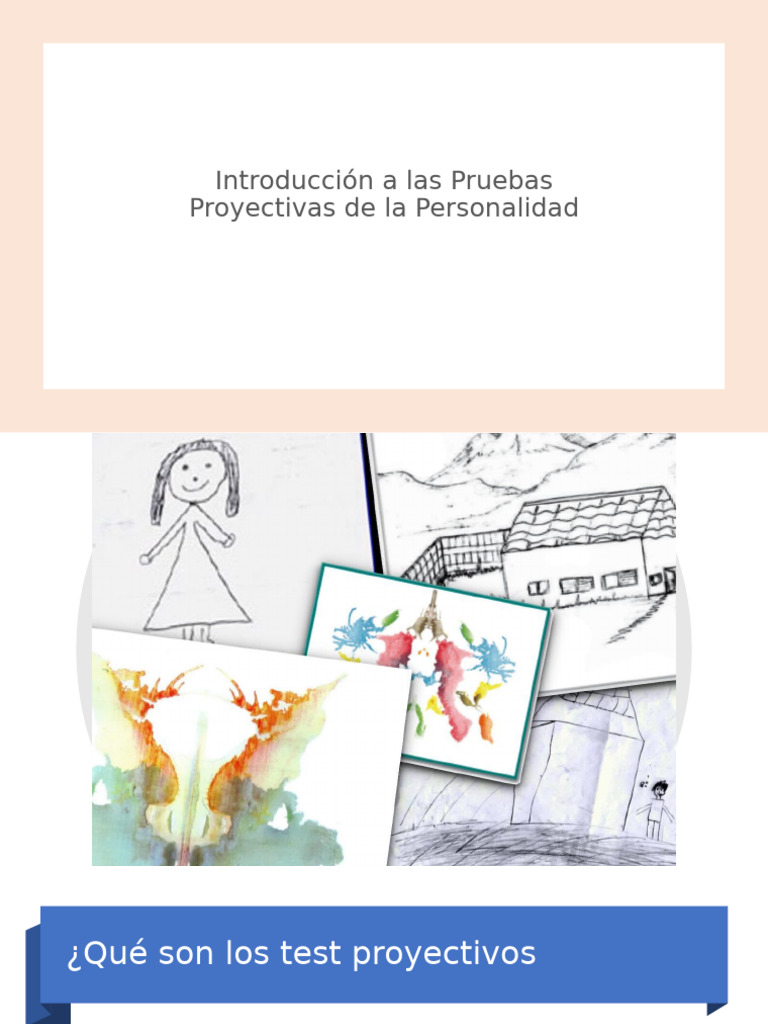 Introducción A Las Pruebas Proyectivas de La Personalidad | PDF | Comportamiento | Mente
