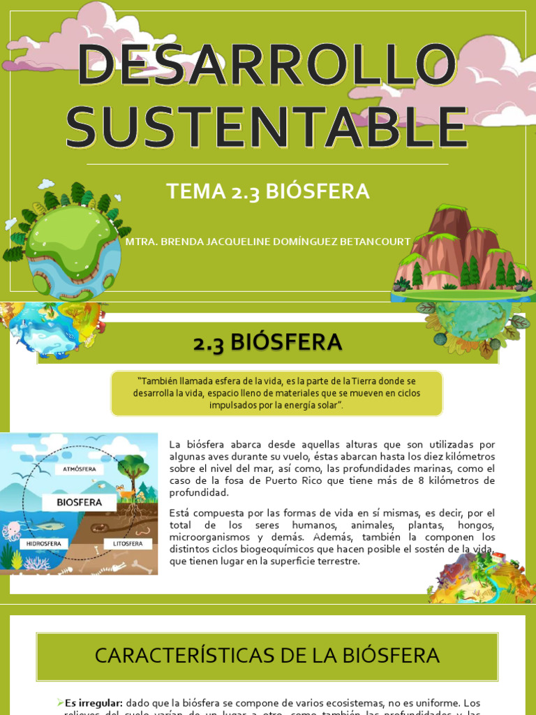 2.3 Biósfera | PDF | Placas tectónicas | Atmósfera
