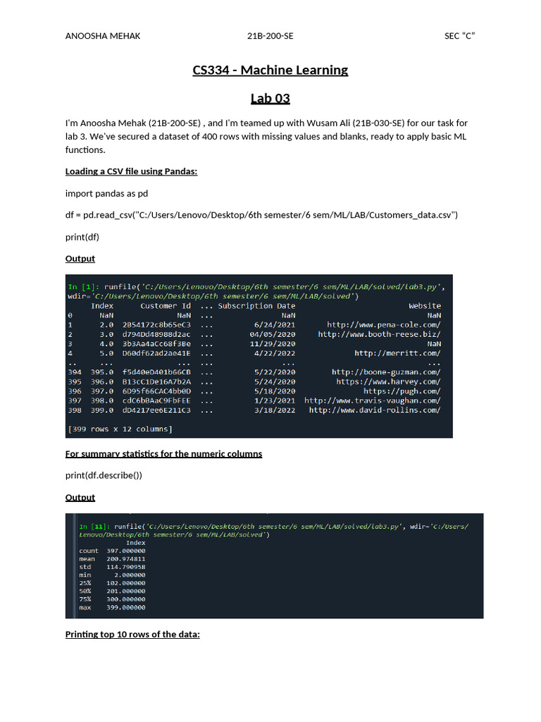 ANOOSHA_ML_LAB03 | PDF