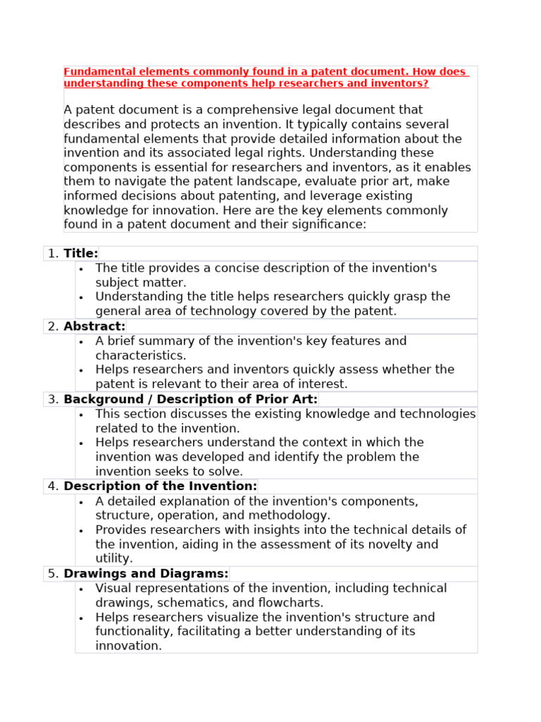 Notes on UNIT 4 and 5 | PDF | Patent Application | Intellectual Property