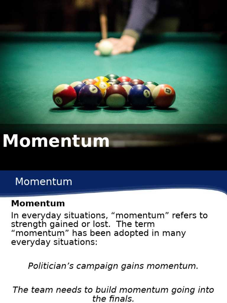 02 - Momentum and Collisions - Momentum | PDF