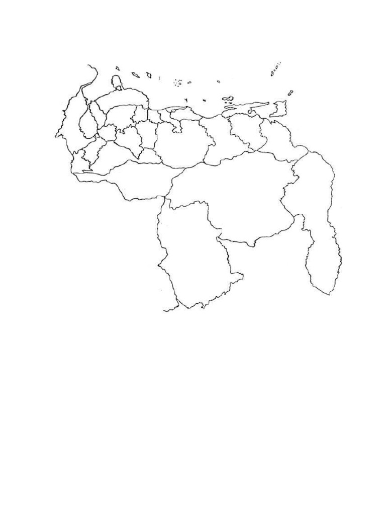 mapa vzla vacio | PDF