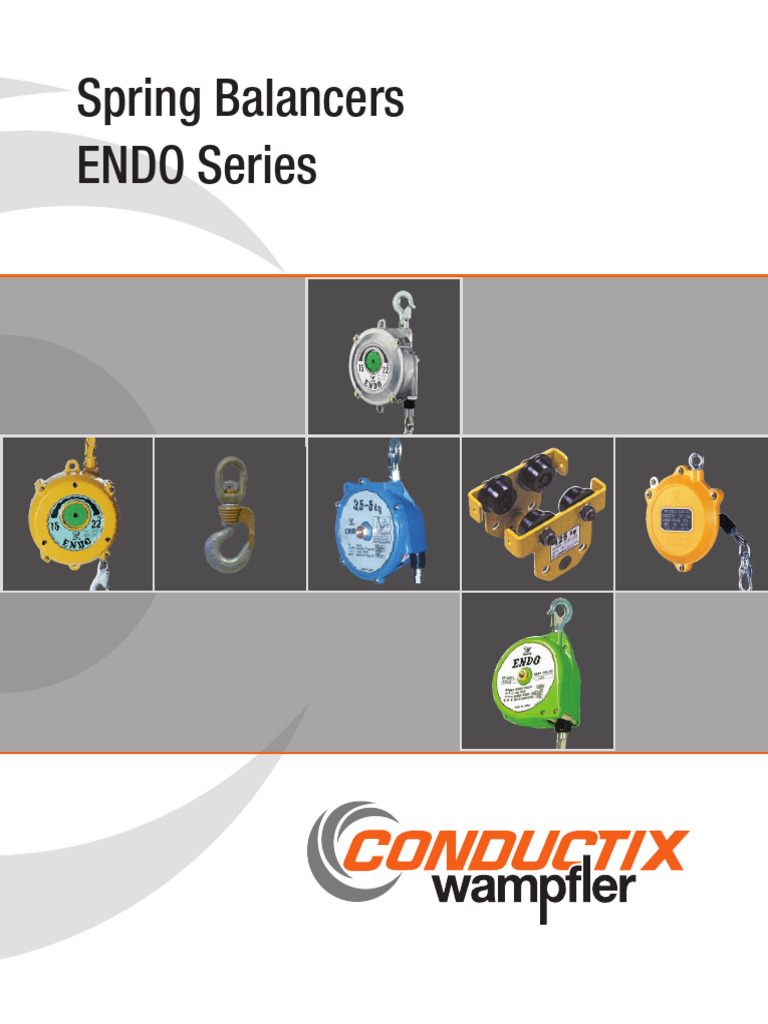 ENDO Spring Balancer Catalogue | PDF | Screw | Rope