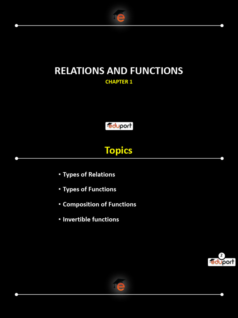 +2 Maths Chapter 1 PYQ Challenge | PDF | Function (Mathematics ...