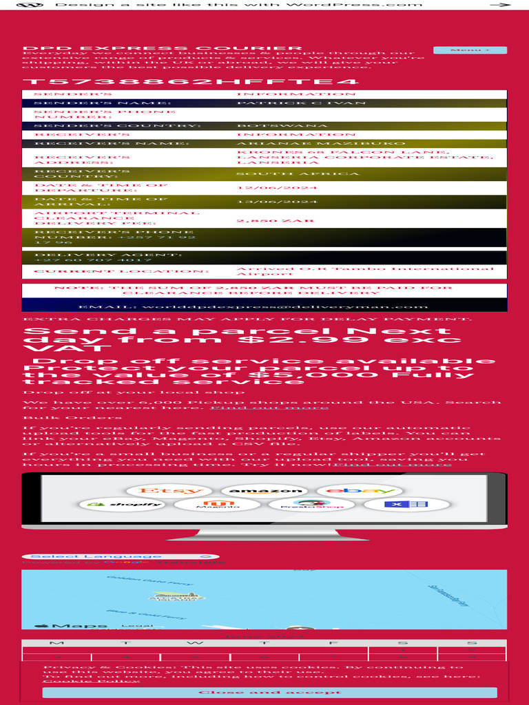 T5738862HFFTE4 – DPD EXPRESS COURIER | PDF | Courier | Service Industries