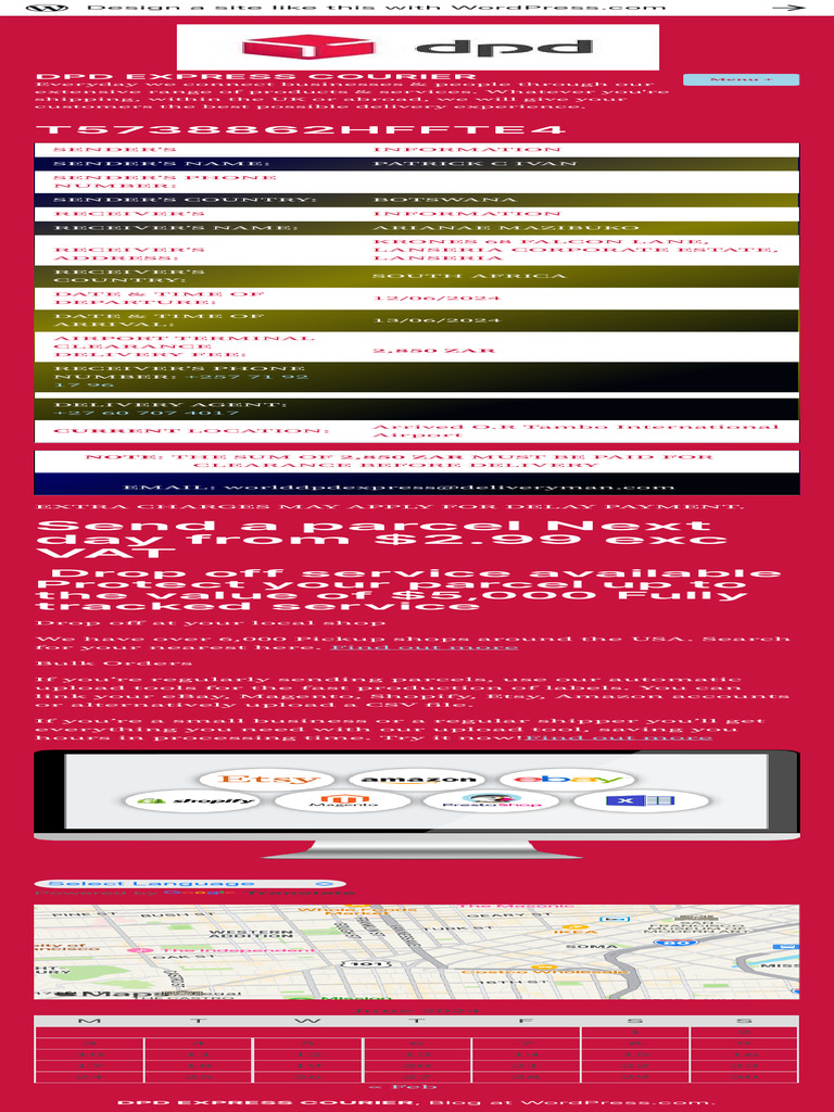 T5738862hffte4 - DPD Express Courier 2 | PDF | Courier | Service Industries