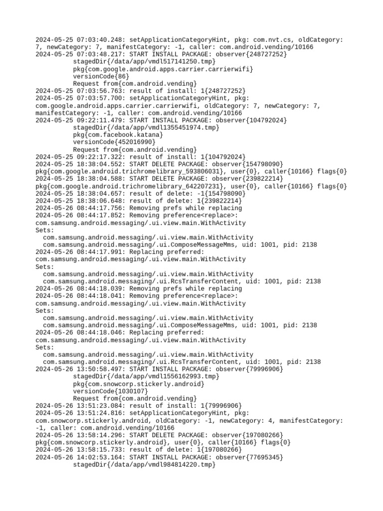 PM Debug Info | PDF | Mobile Software | Mobile Telecommunications User Equipment