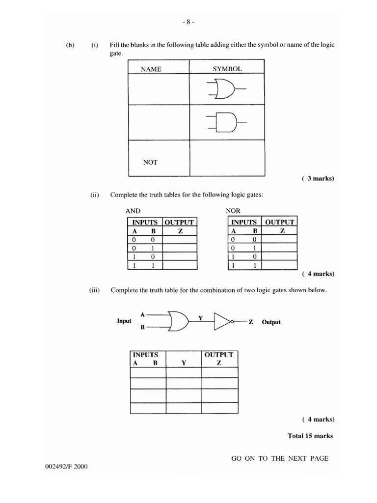 Logic Gates (Physics) | PDF