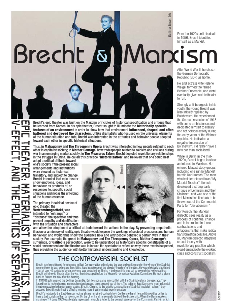 Brecht's Marxist Theater Journey | PDF | Marxism | Far Left Politics