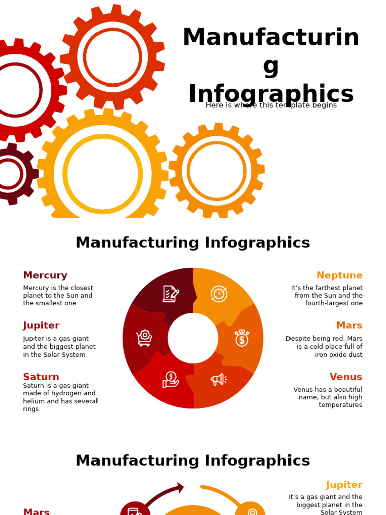 Manufacturing Infographics by Slidesgo | PDF | Planets | Solar System