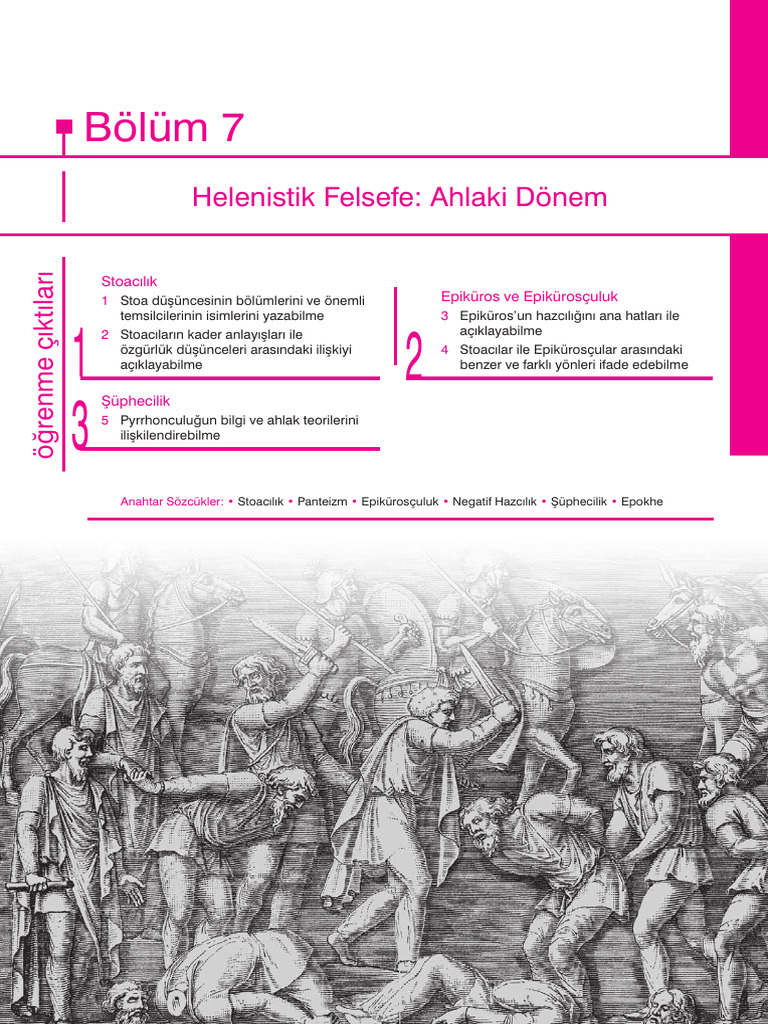 Helenistik Felsefe Ahlaki Dönem | PDF