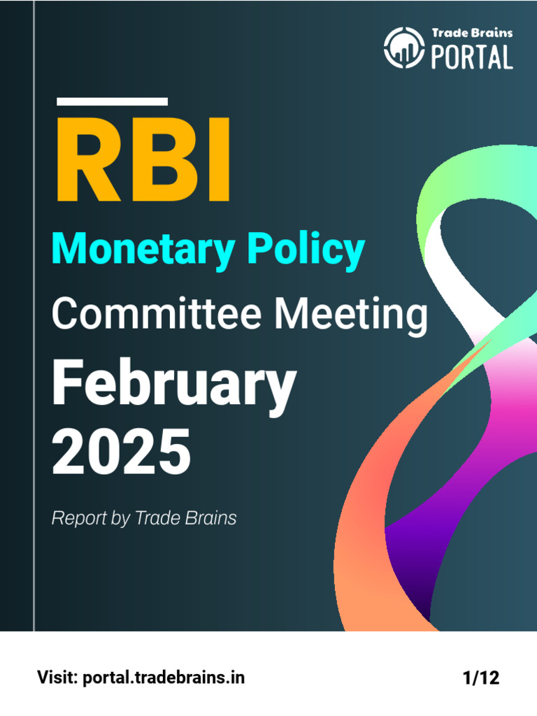 RBI MPC February 2025 Rate Cut Insights | PDF | Reserve Bank Of India ...