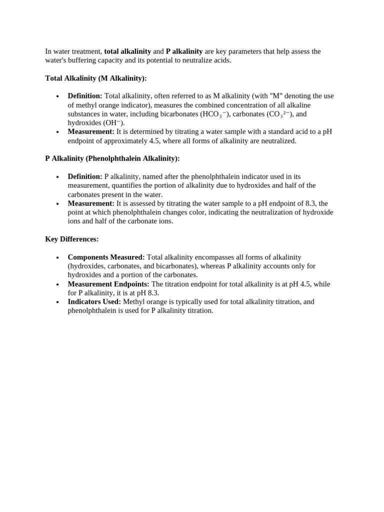 Total Alkalinity | PDF
