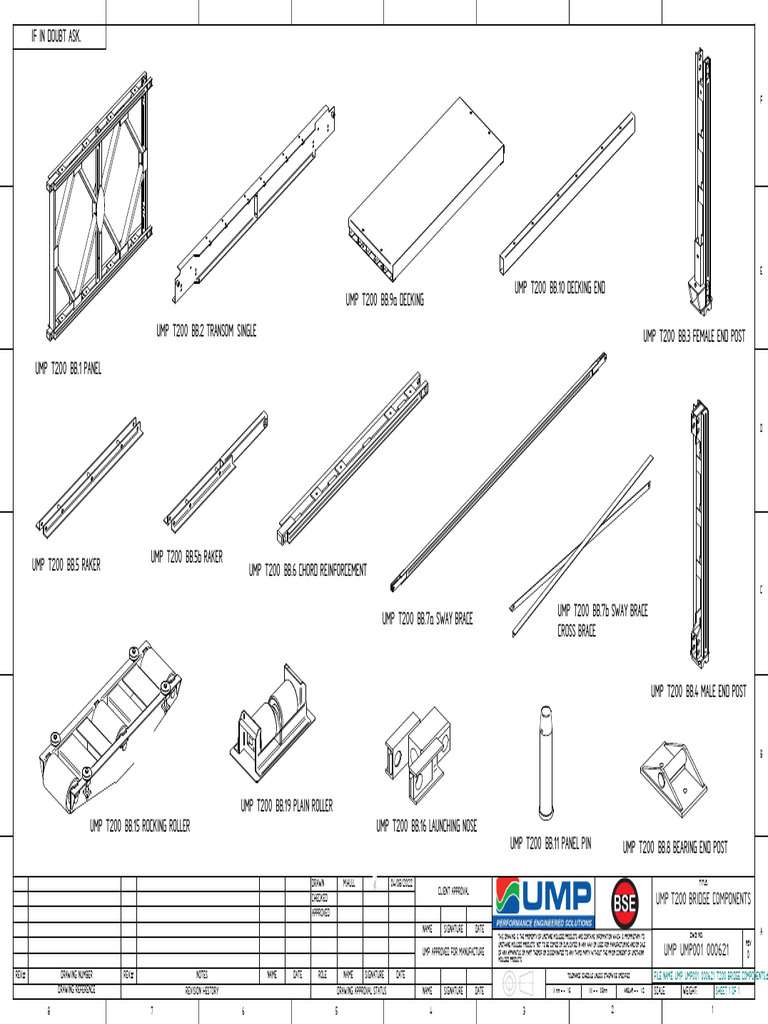 Ump Ump001 000621 t200 Bridge Components | PDF