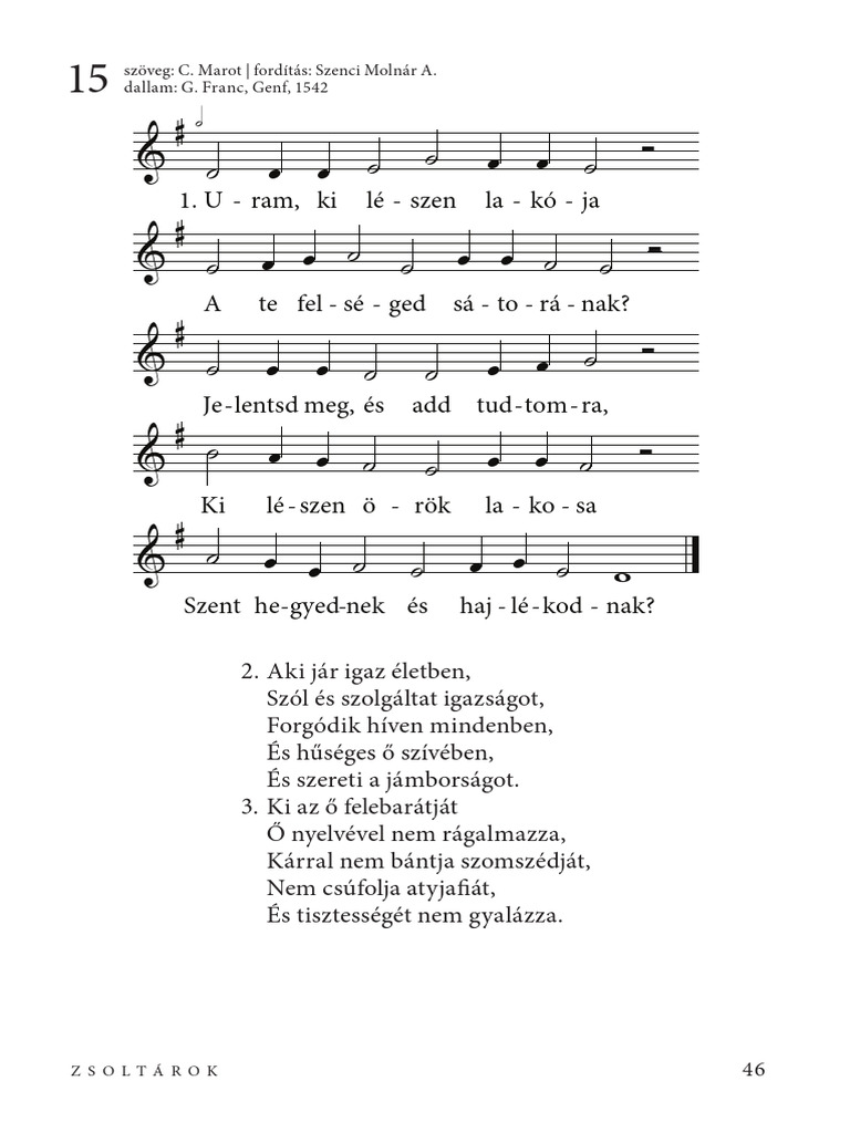 Genfi Zsoltár | PDF