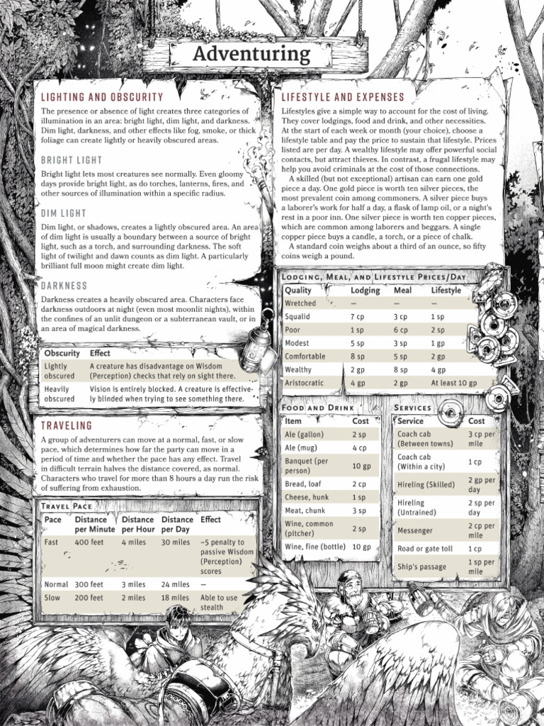 Griffon's Saddlebag DM Screen Inserts | PDF