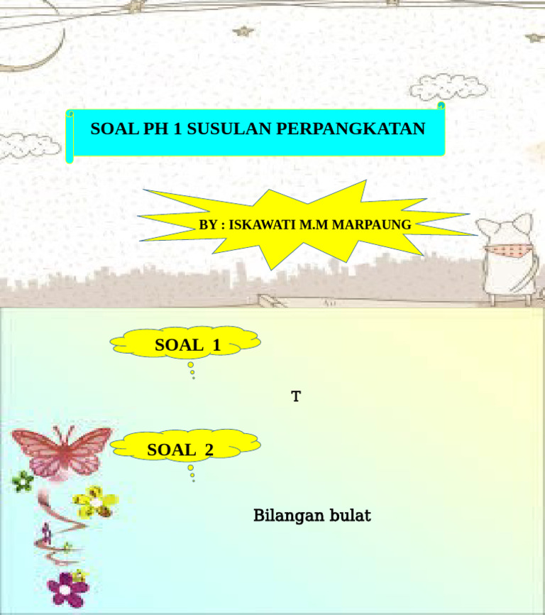 Soal PH 1 Susulan Perpangkatan | PDF