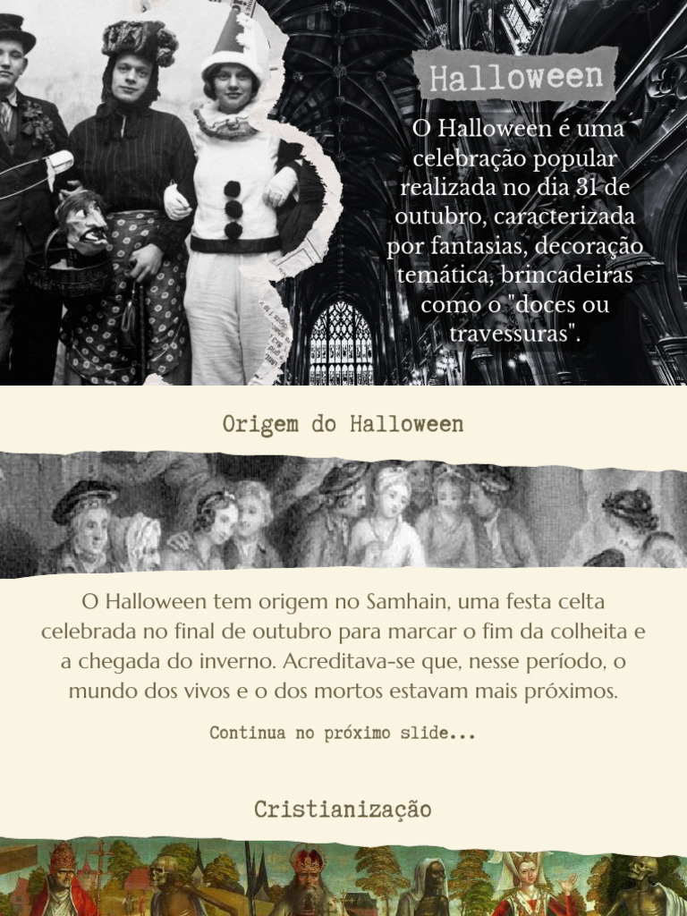 Halloween: Origem e Impacto no Brasil | PDF | Dia das Bruxas