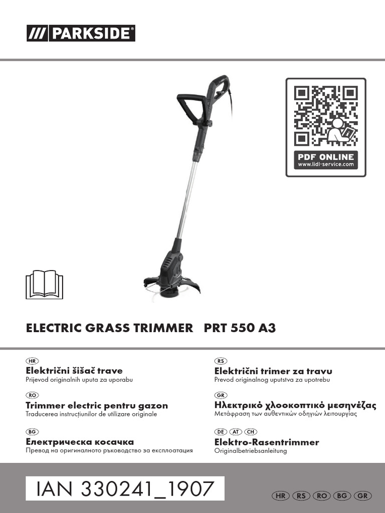 Parkside PRT 550 A3 Grass Trimmer | PDF