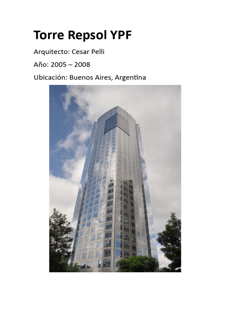 Torre Repsol YPF | PDF