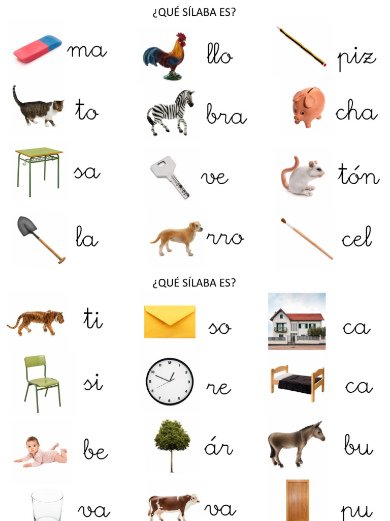 Solucionario Qué Bisílaba Es | PDF