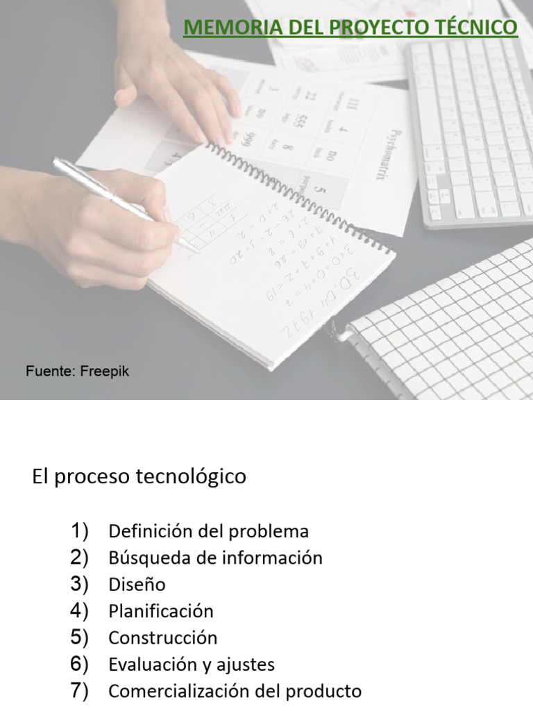 Guía para la Memoria de Proyecto Técnico | PDF | Presupuesto | Los ...